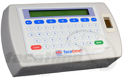 Pro_Bio_TimeVue_Left_Angled | Facetime Ltd | Time and Attendance Systems